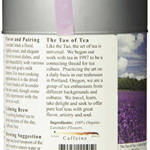 The Tao of Tea, Lavender Herbal Tea, Loose Leaf, 2.0 Ounce Tin (Packaging May Vary)