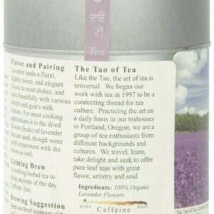 The Tao of Tea, Lavender Herbal Tea, Loose Leaf, 2.0 Ounce Tin (Packaging May Vary)