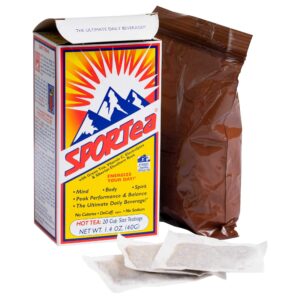 sportea(r) hot: 20 individual tea bags/box single box