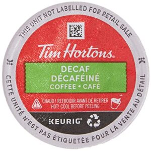 tim hortons single-serve decaf 80 k-cup pods, 840g/29.6oz {imported from canada}