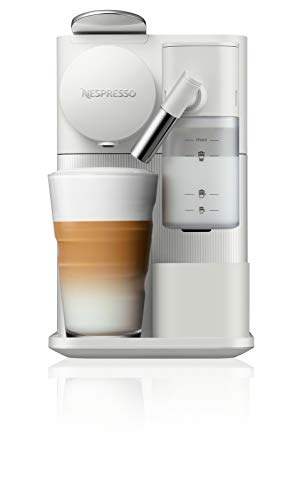 Nespresso Lattissima One Original Espresso Machine with Milk Frother by De'Longhi, Silky White