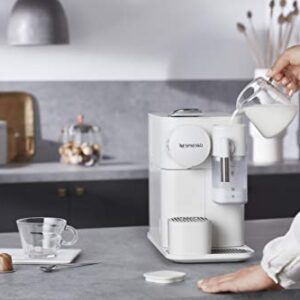 Nespresso Lattissima One Original Espresso Machine with Milk Frother by De'Longhi, Silky White