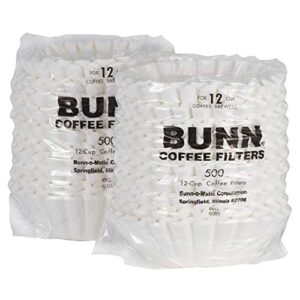 bunn 12-cup commercial coffee filters, 1000 count, 20115.0000 (new)