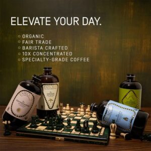 Explorer Cold Brew Organic Liquid Coffee Concentrate, Daydreamer Decaf, Drink Iced or Hot, 32 fl oz, Makes 20+ Cups