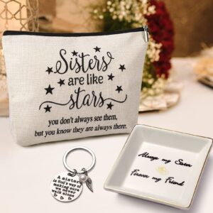 Sisters Gifts from Sister, Birthday Gifts for Sister, Mothers Day Gifts for Sister, Sister Christmas Gifts, Sister In Law Gifts, Soul Sister Gifts for Women, Unbiological Sister Gifts for Women