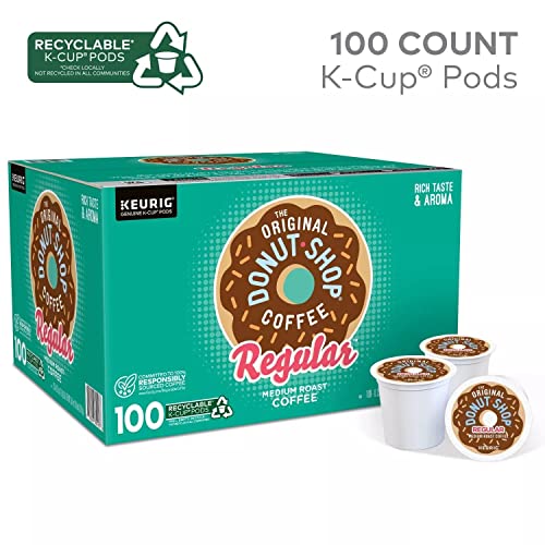 The Original Donut Shop Regular Keurig K-Cup Pack, (100 K-Cups)