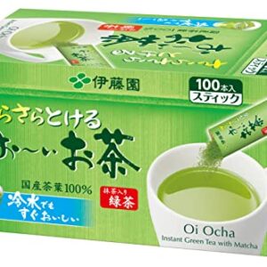 Ito En Oi Ocha Japanese Green Tea, Macha blend, pack of 100 [Japan Import]