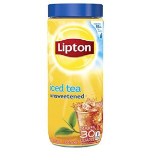 lipton unsweetened iced tea, mix, 30 qt (3 ounce, pack of 3)