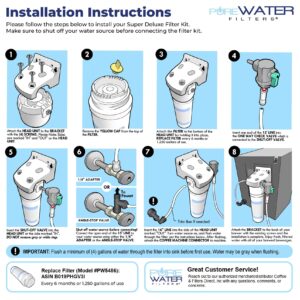 Kq8 Filter Kit for Keurig B150, K150, B155, K155, K2500, K3000, B3000, B3000se, K3500, K4000 by PureWater Filters