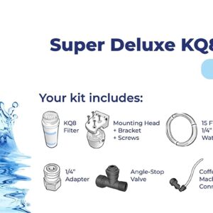 Kq8 Filter Kit for Keurig B150, K150, B155, K155, K2500, K3000, B3000, B3000se, K3500, K4000 by PureWater Filters