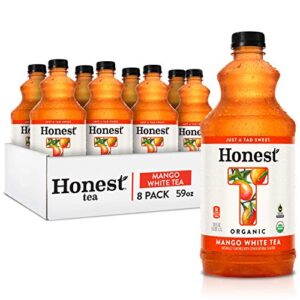 honest tea mango white tea, mango white tea, 59 fl oz (pack of 8)