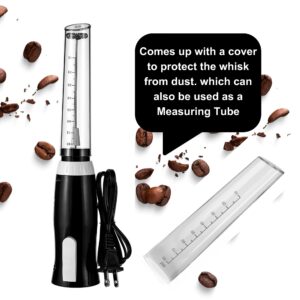 K-Brands Corded Electric Milk Frother with Plug in - Handheld Electric Whisk Stirrer Whipper - Foam Maker for Coffee, Latte, Cappuccino, Hot Chocolate – Powerful Drink Mixer