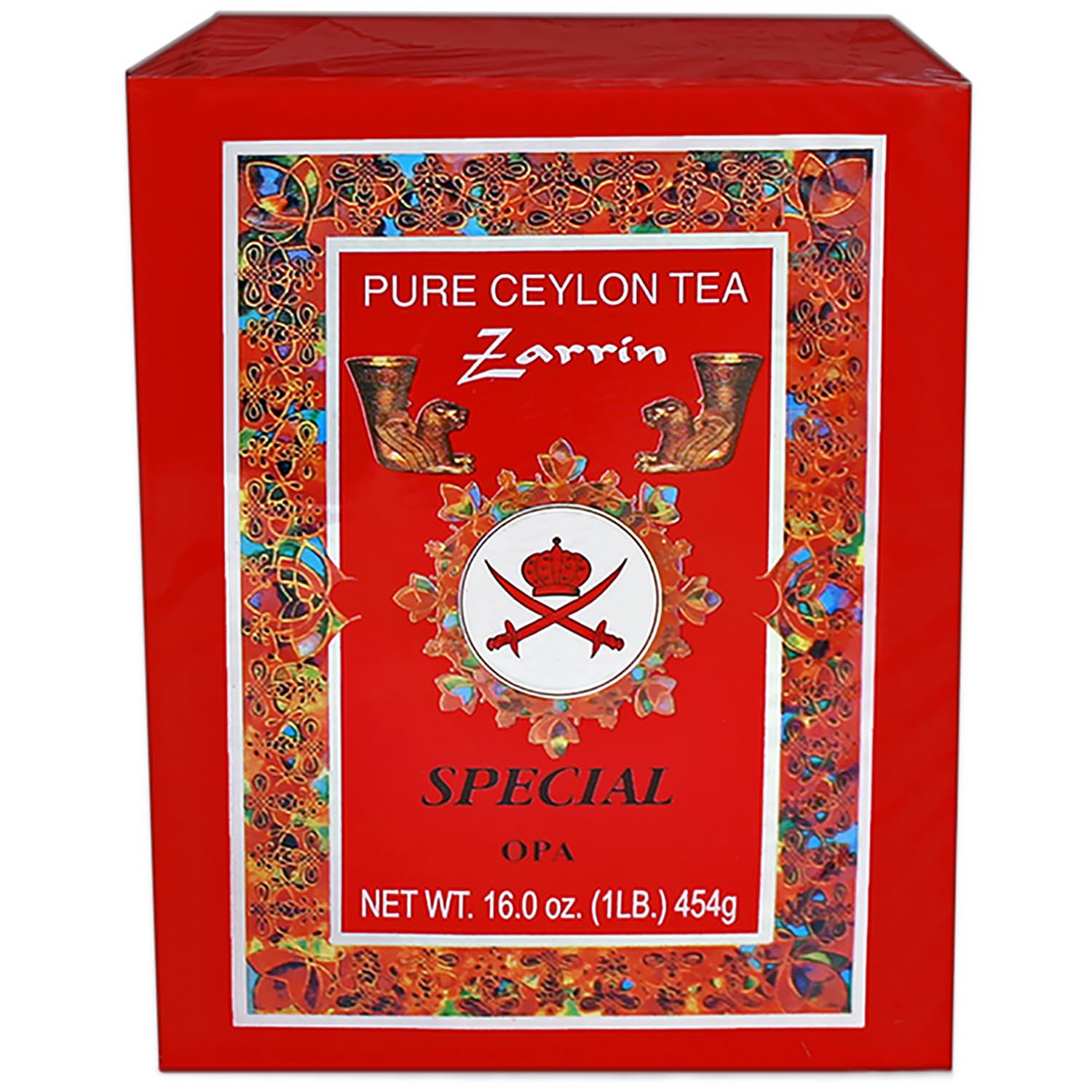 Zarrin - Pure Ceylon Tea OPA, Orange Pekoe A, 1LB (454g), Loose Leaf Tea