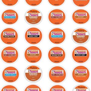 Variety pack of Dunkin Donuts Coffee K Cups for All Keurig K Cup Brewers - (6 flavors, NO DECAF, 4 K cups each flavor, Total of 24)