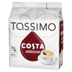 Tassimo Costa Americano 16 T Discs, (Large Cup Size) 16 Servings