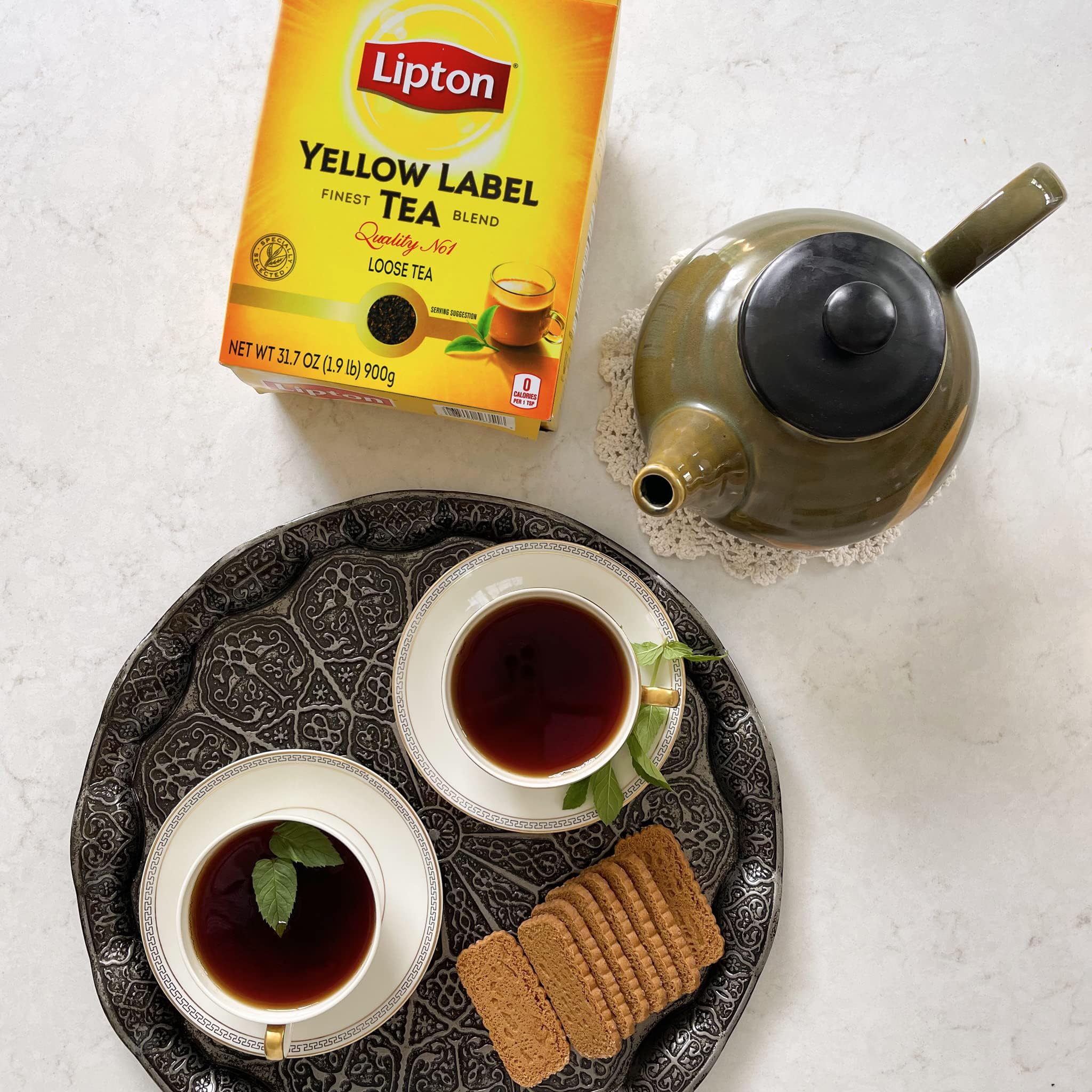 Lipton Yellow Label Tea International Blend 31.74oz