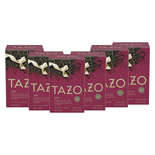 TAZO Joy Limited Edition Seasonal Blend Tea Bags, 20 Count (Pack of 6)