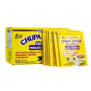 2 Pack Improved Formula Tea CHUPA GRASS & PANZA - Tea Based Ginger, Gotu Kola & Cinammon, Pineapple Jengibre (30 Tea Bags/0.10 oz Each)