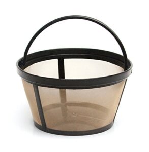 1 x 4-cup basket style permanent coffee filter fits mr. coffee 4 cup coffeemakers (with handle)