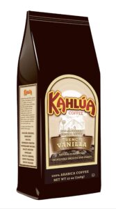 white coffee kahlua gourmet ground coffee, french vanilla 12 ounce