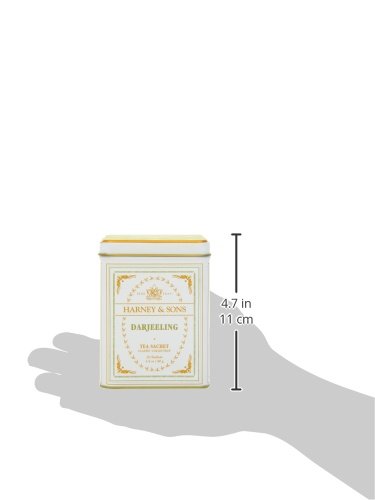 Harney & Sons Darjeeling Black Tea, 20 Sachets of Black Tea | Classic Collection, 20 sachet tin