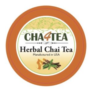 Cha4TEA 36-Count Herbal Chai Tea Pods for Keurig K-Cup Brewers