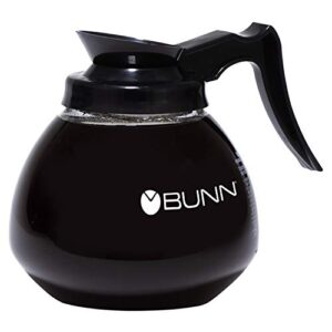 bunn 12-cup glass coffee decanter, black