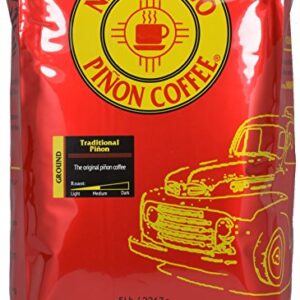 New Mexico Piñon Coffee Naturally Flavored Coffee (Traditional Piñon Ground, 5 pound)