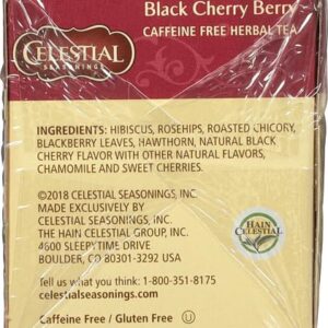 Celestial Seasonings Black Cherry Berry Tea, 20 ct