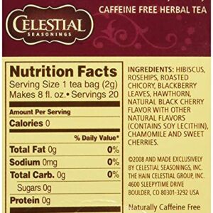 Celestial Seasonings Black Cherry Berry Tea, 20 ct