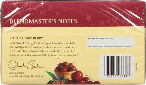 Celestial Seasonings Black Cherry Berry Tea, 20 ct