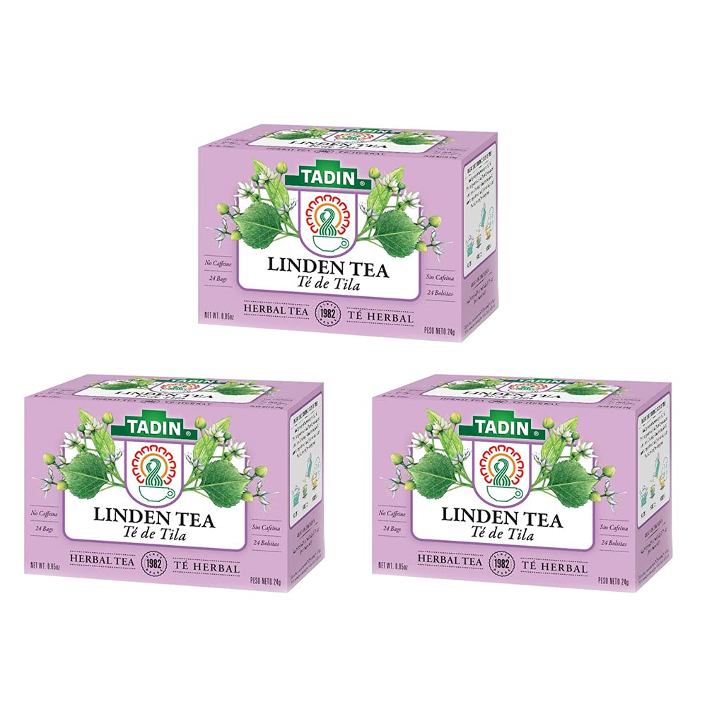 Tadin Tila Herbal Tea, Linden 24 ea ( Pack of 3 )