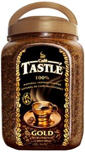 cafe tastle gold freeze dried instant coffee, 17.85 ounce (cominhkg059965)