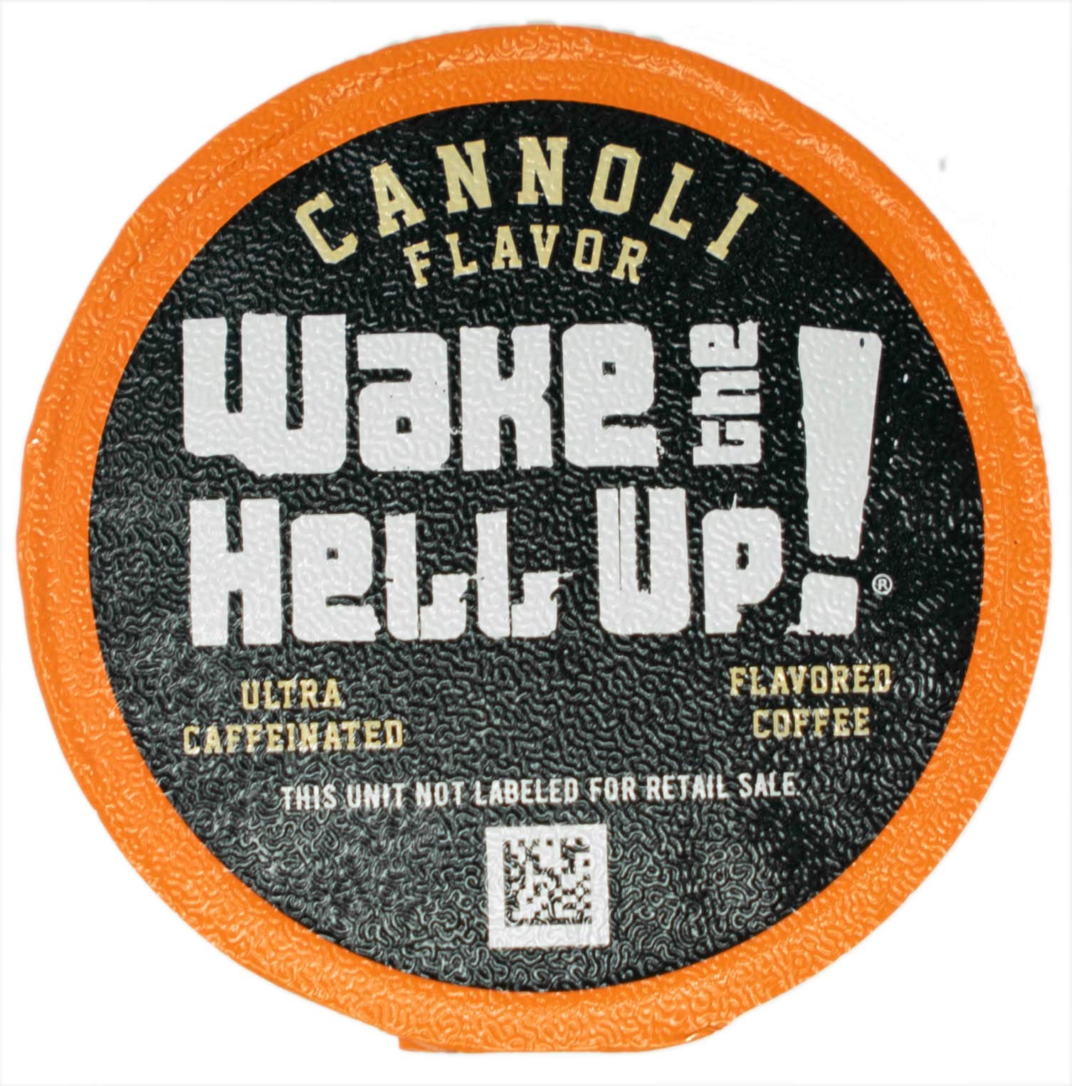 Wake The Hell Up! Cannoli Flavored Single Serve Coffee Pods Of Ultra-Caffeinated Coffee For K-Cup Compatible Brewers | 12 Count, 2.0 Compatible Pods