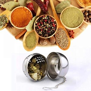 2pc Stainless Steel Ball Shape Tea Infuser Ball Tea Infuser Tea Leaf Filter with Handles Filter Tea