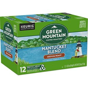 Green Mountain Coffee Roasters Nantucket Blend Keurig Single-Serve K-Cup Pods, Medium Roast Coffee, 12 Count