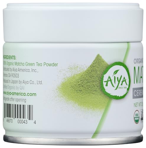 AIYA Organic Ceremonial Grade Matcha, 30 gm