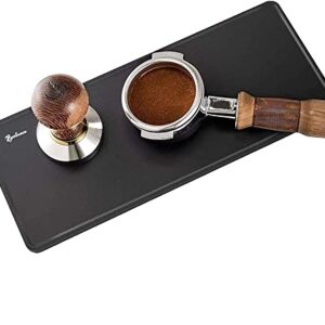 Yolococa Tamper Mat Espresso Tamping Mat Food Grade Non-Slip Coffee Pad Tamp Station Espresso Accessory, 5 Inch X 12 Inch