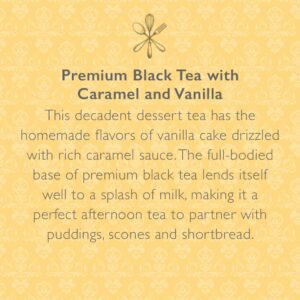 The Republic of Tea Downton Abbey Mrs. Patmore's Pudding Tea, 36 Tea Bags, Caramel Vanilla Black Tea