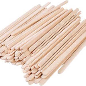 Gmark 5.5" Premium Wood Stirrer 2.3mm thick 100 pc - Wood Coffee Stir Sticks for Tea Beverage, Corn Dog Stick Craft Stick 100/Bag GM1115A