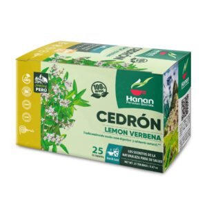 Lemon Verbena 25 Teabags of Cedron Herbal Tea All Natural Lemon Beebrush from Peru Used to Add Lemon Flavor in Cooking Perfumes Essential Oil