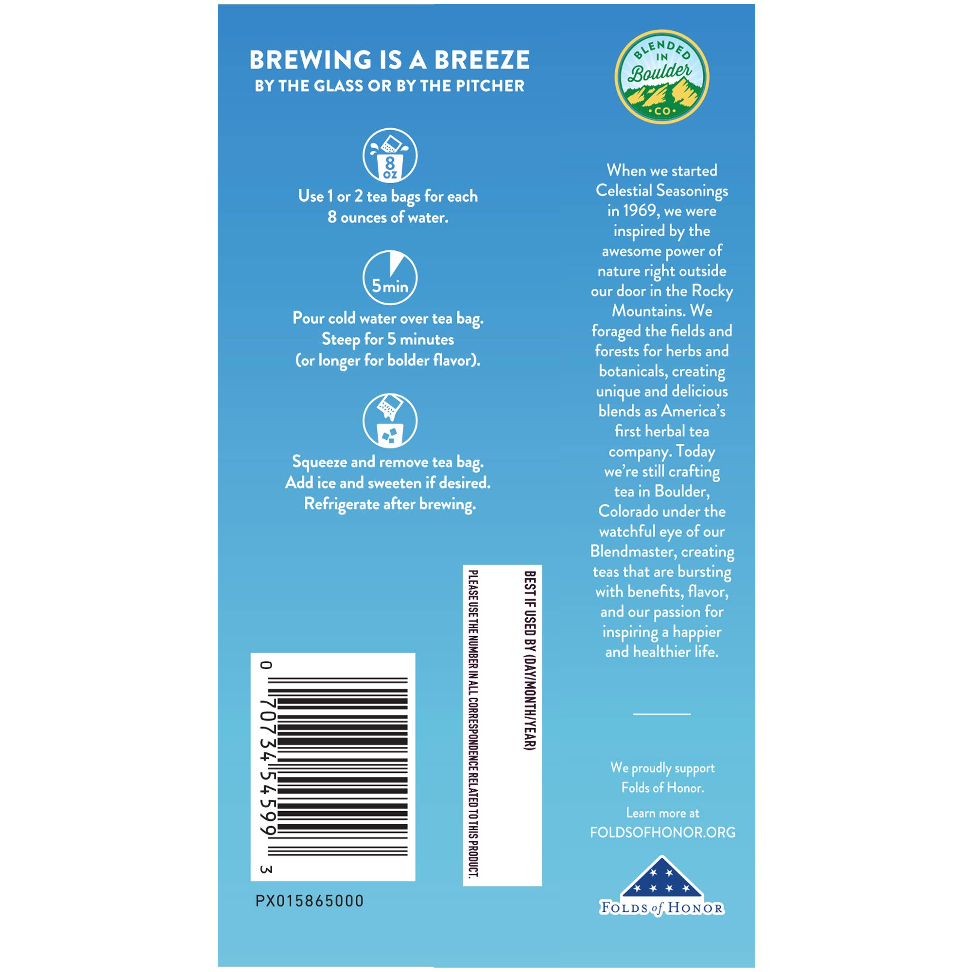 Celestial Seasonings Cold Brew Iced Tea, Half and Half Iced Black Tea and Lemonade, Contains Caffeine, 18 Tea Bags per bag (Pack of 6)