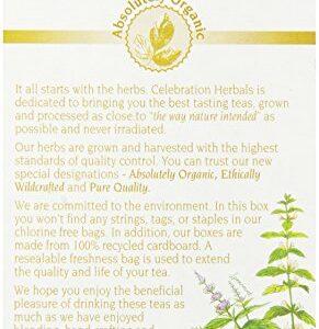 CELEBRATION HERBALS Organic Oatstraw Green Flowering Tea, 24 CT