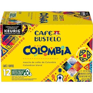 café bustelo colombian blend coffee, 12 keurig k-cup pods