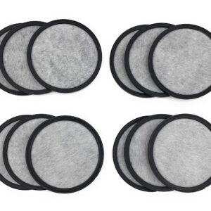 Xcivi 12 Pack Replacement Water Filter Discs for Mr. Coffee Coffee Maker, Activated Charcoal Water Purification Dics