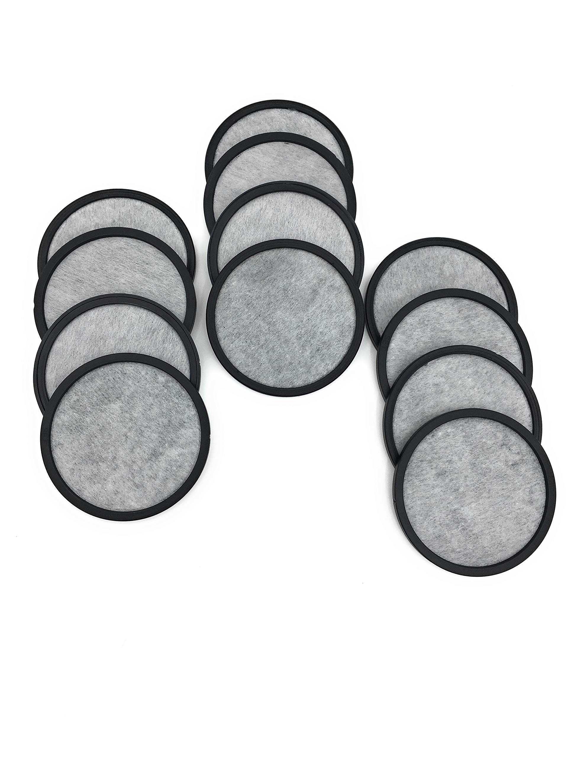 Xcivi 12 Pack Replacement Water Filter Discs for Mr. Coffee Coffee Maker, Activated Charcoal Water Purification Dics