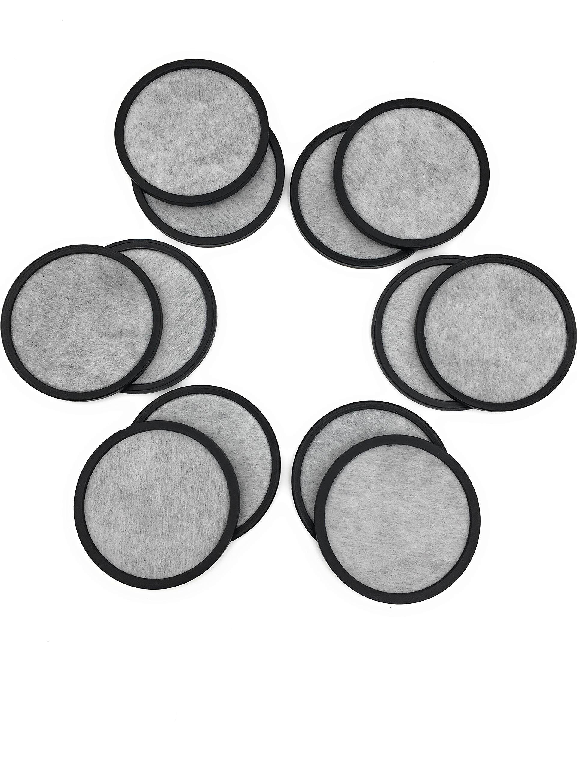 Xcivi 12 Pack Replacement Water Filter Discs for Mr. Coffee Coffee Maker, Activated Charcoal Water Purification Dics