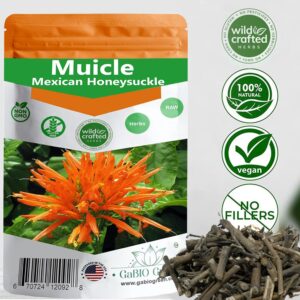 Muicle Mexican Honeysuckle Hierba tea 2 oz 100 % natural ,Gabio Green herbs (2 oz)