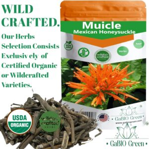 Muicle Mexican Honeysuckle Hierba tea 2 oz 100 % natural ,Gabio Green herbs (2 oz)