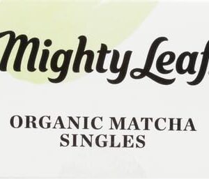 Mighty Leaf Tea, Organic Matcha Green Tea Powder - 100% Unsweetened Japanese Matcha, 12 Single Serve Packets